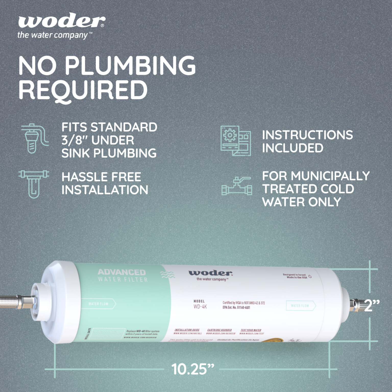 Undersink Direct Connect (DC) - Woder