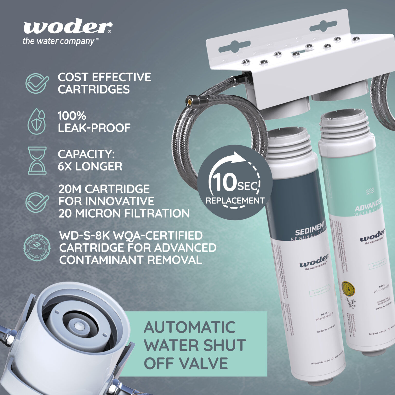 Woder Sediment and Advanced Water Filtration System - Woder