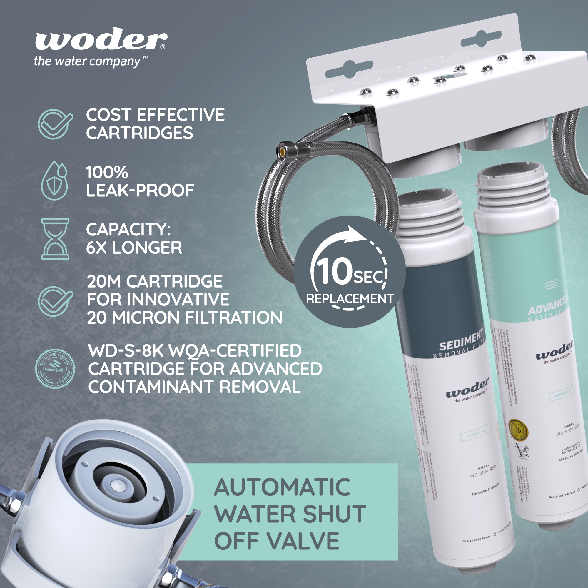 Woder Sediment and Advanced Water Filtration System - Woder