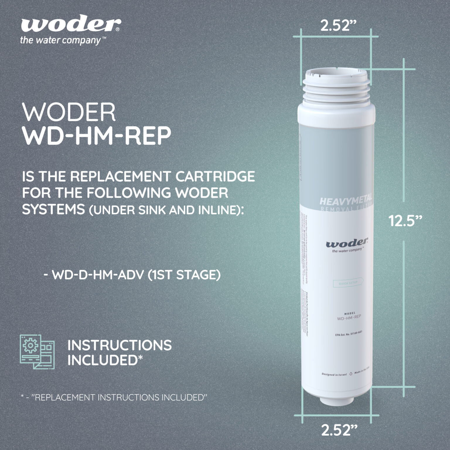 Replacement Cartridges - Woder